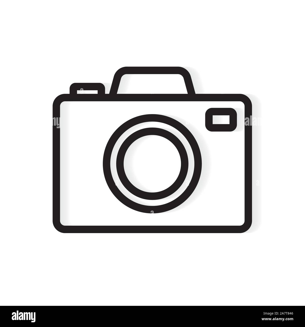 photo camera icon -vector illustration Stock Vector Image & Art - Alamy