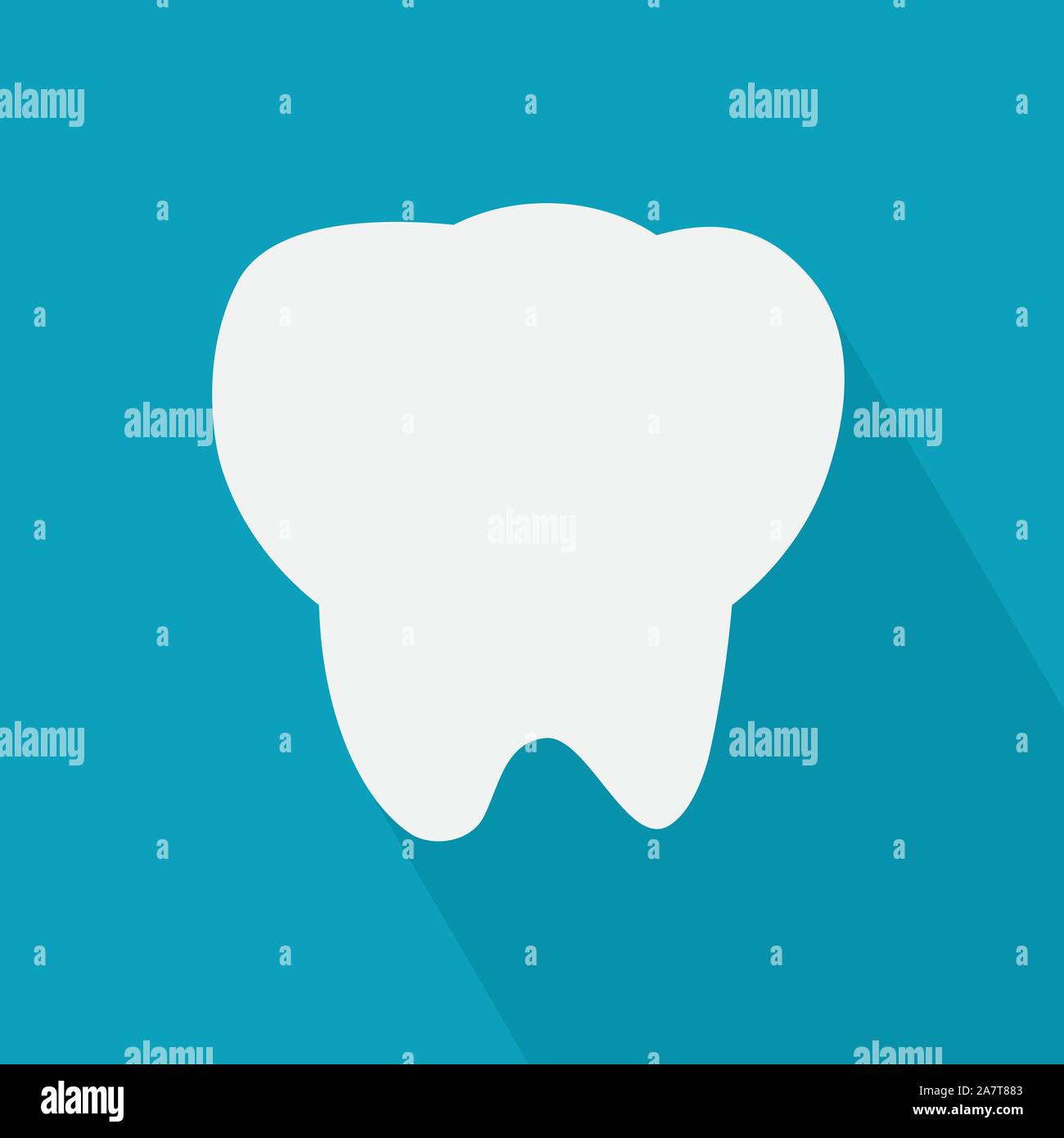 white tooth icon- vector illustration Stock Vector Image & Art - Alamy