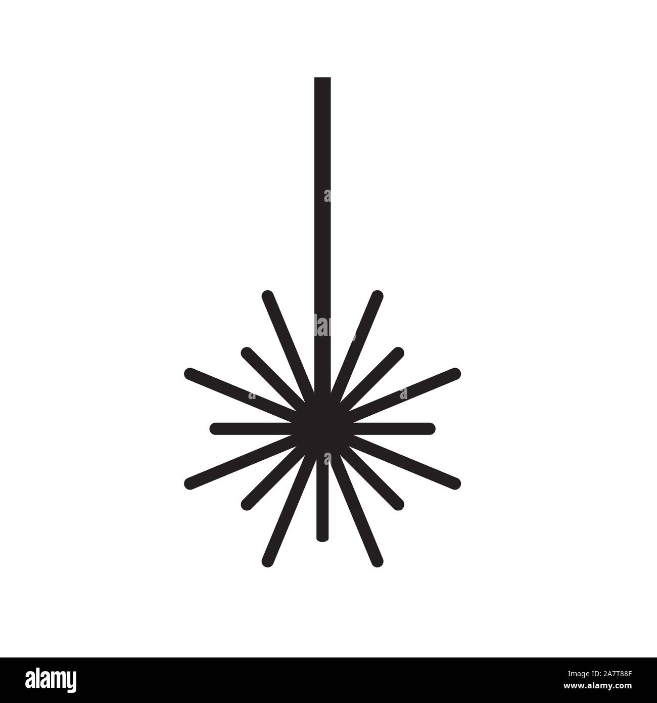 laser ray icon- vector illustration Stock Vector Image & Art - Alamy