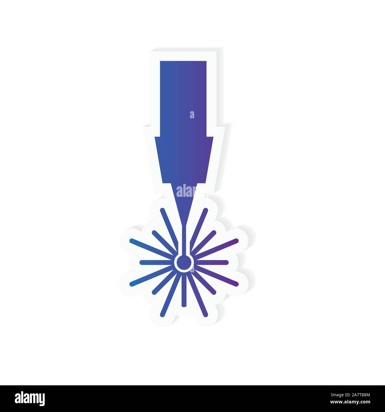 Laser ray Cut Out Stock Images & Pictures - Alamy