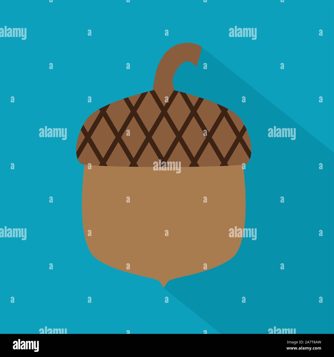 acorn nut icon- vector illustration Stock Vector Image & Art - Alamy