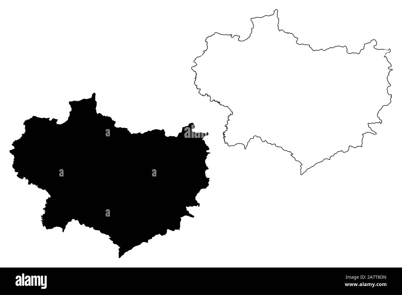 Krapina-Zagorje County (Counties of Croatia, Republic of Croatia) map ...
