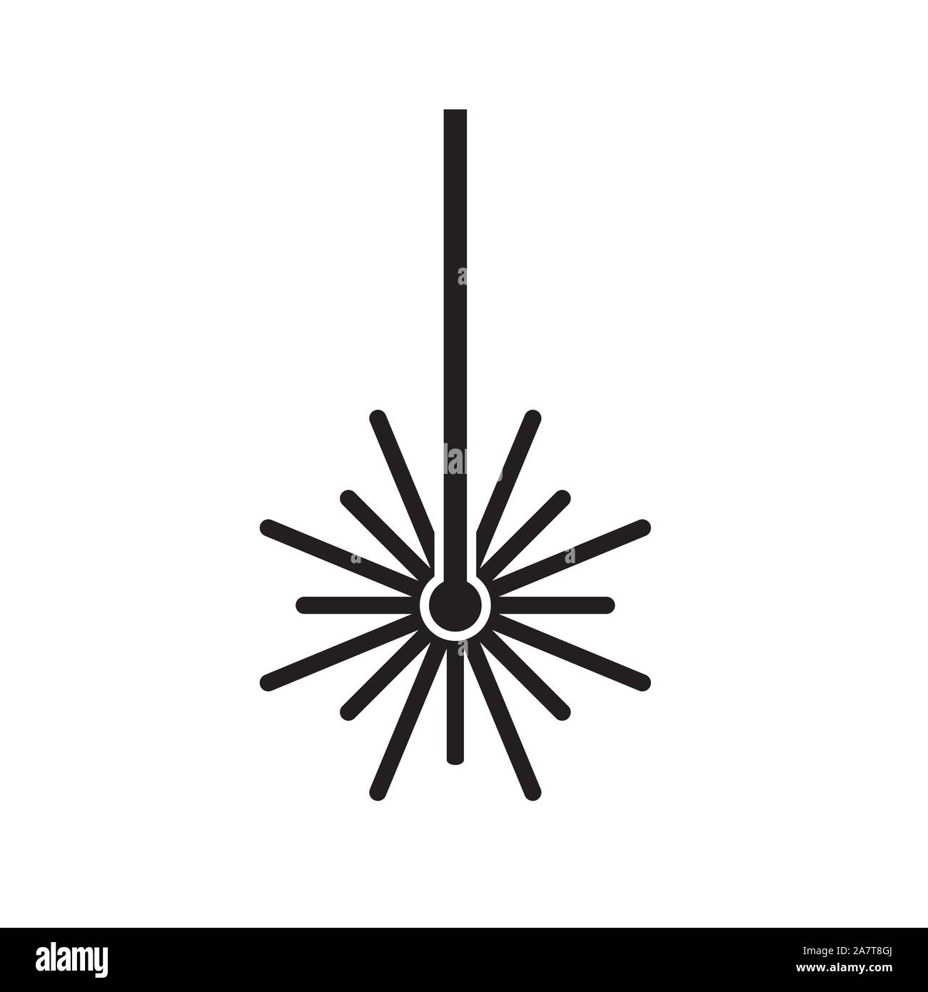 laser ray icon- vector illustration Stock Vector Image & Art - Alamy