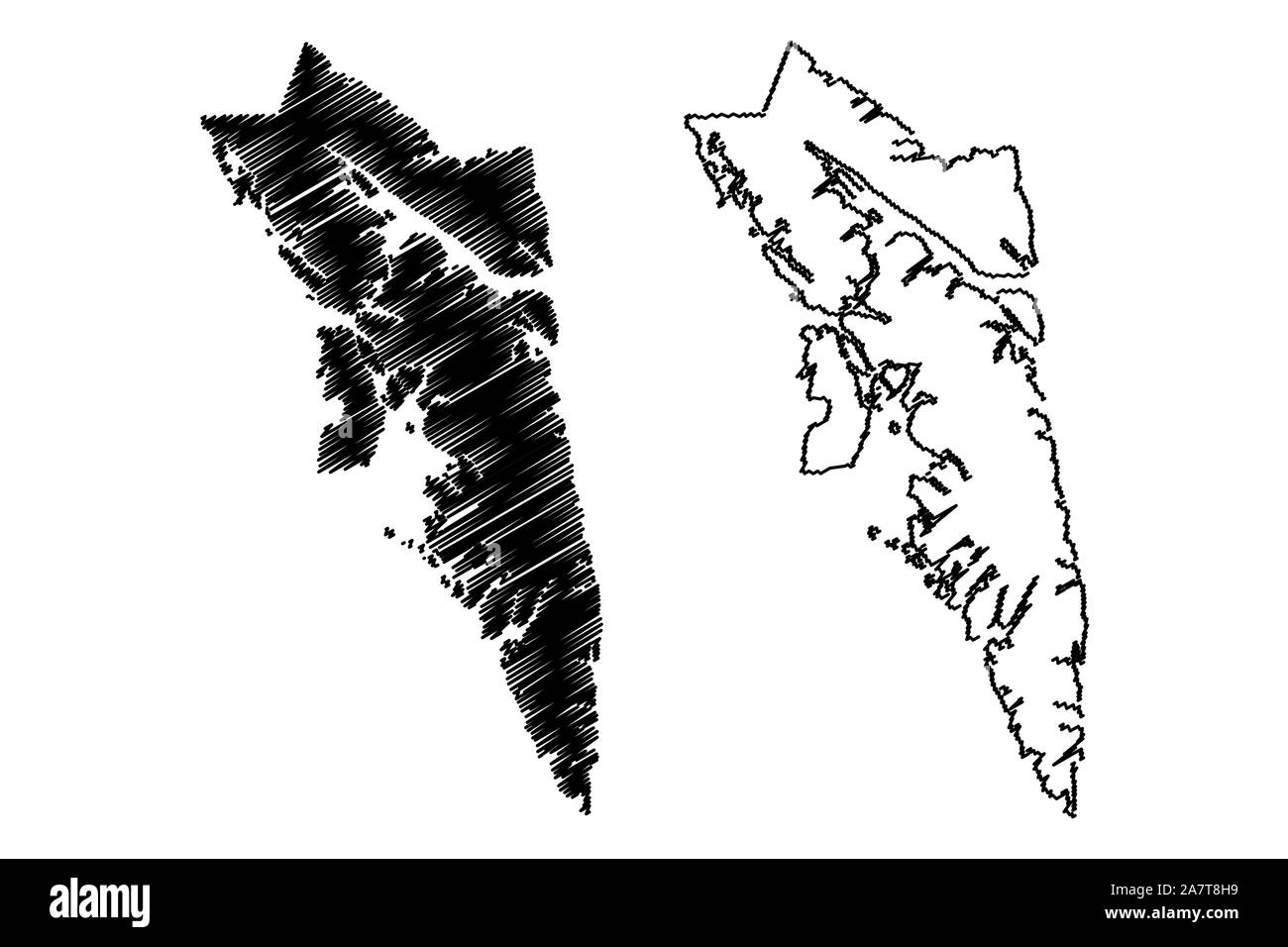 Map of sitka hi-res stock photography and images - Alamy