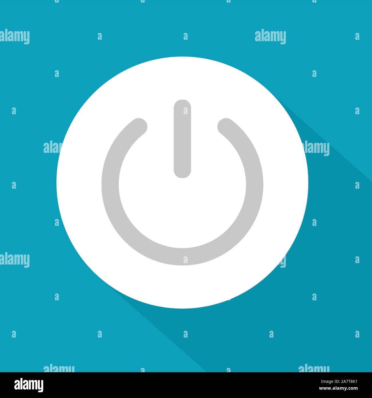 power button icon- vector illustration Stock Vector Image & Art - Alamy