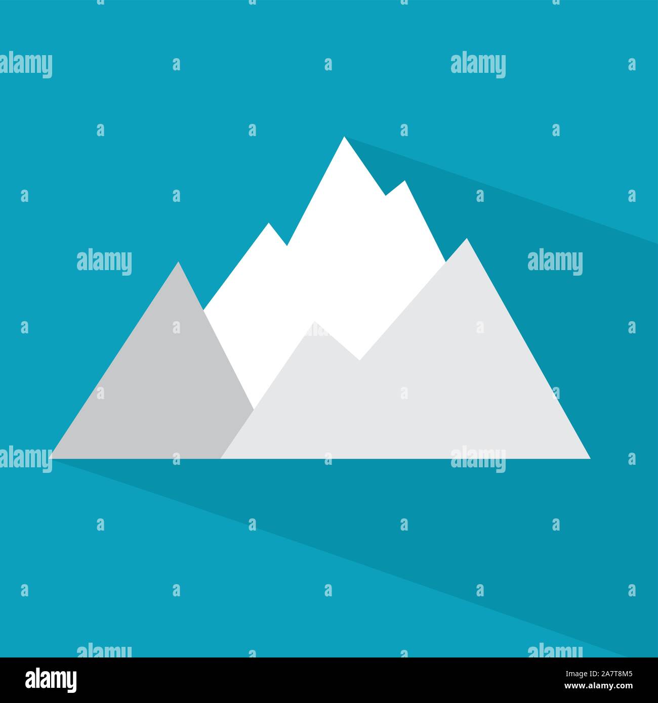 mountain peak icon- vector illustration Stock Vector Image & Art - Alamy