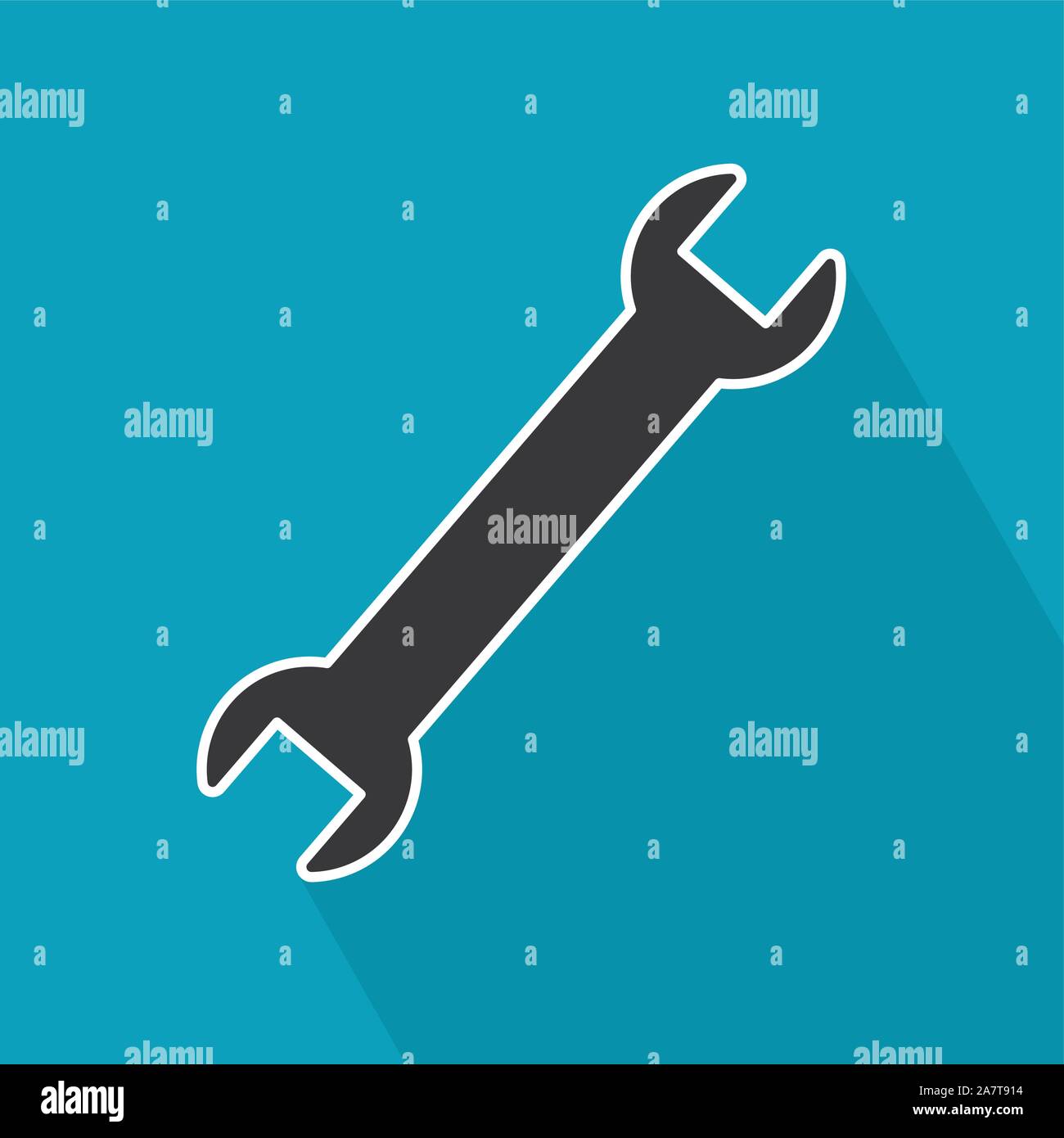 repair wrench icon- vector illustration Stock Vector Image & Art - Alamy