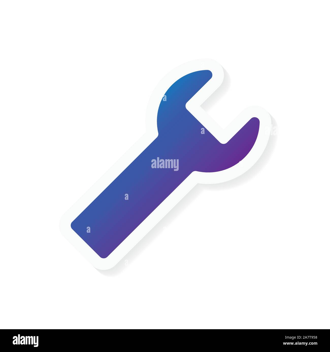 repair wrench icon- vector illustration Stock Vector Image & Art - Alamy