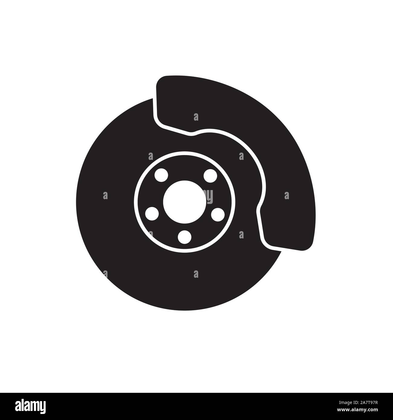 brake disc icon- vector illustration Stock Vector Image & Art - Alamy