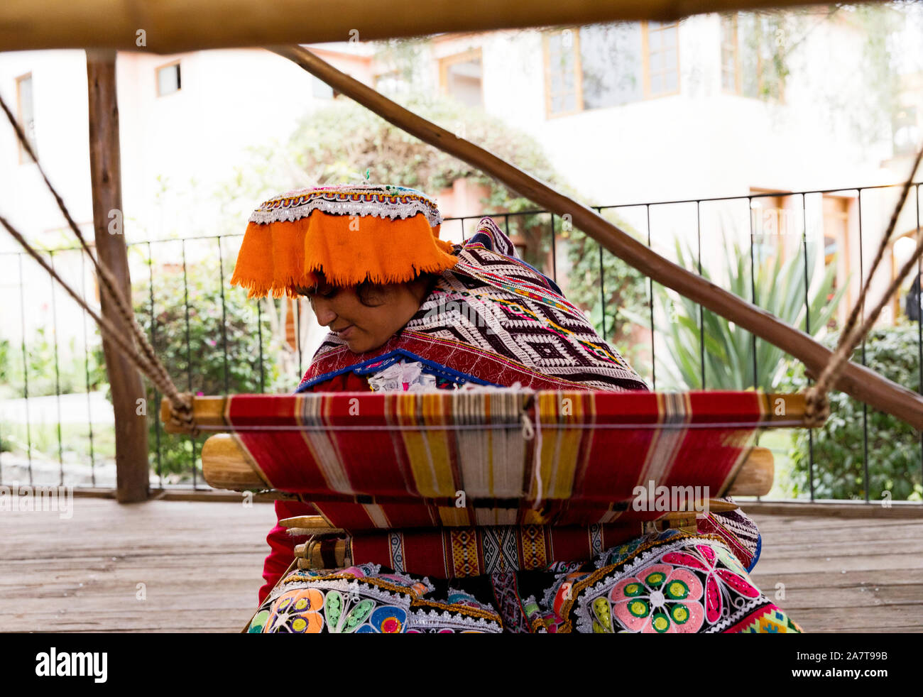 The indigenous people of Peru Stock Photo - Alamy