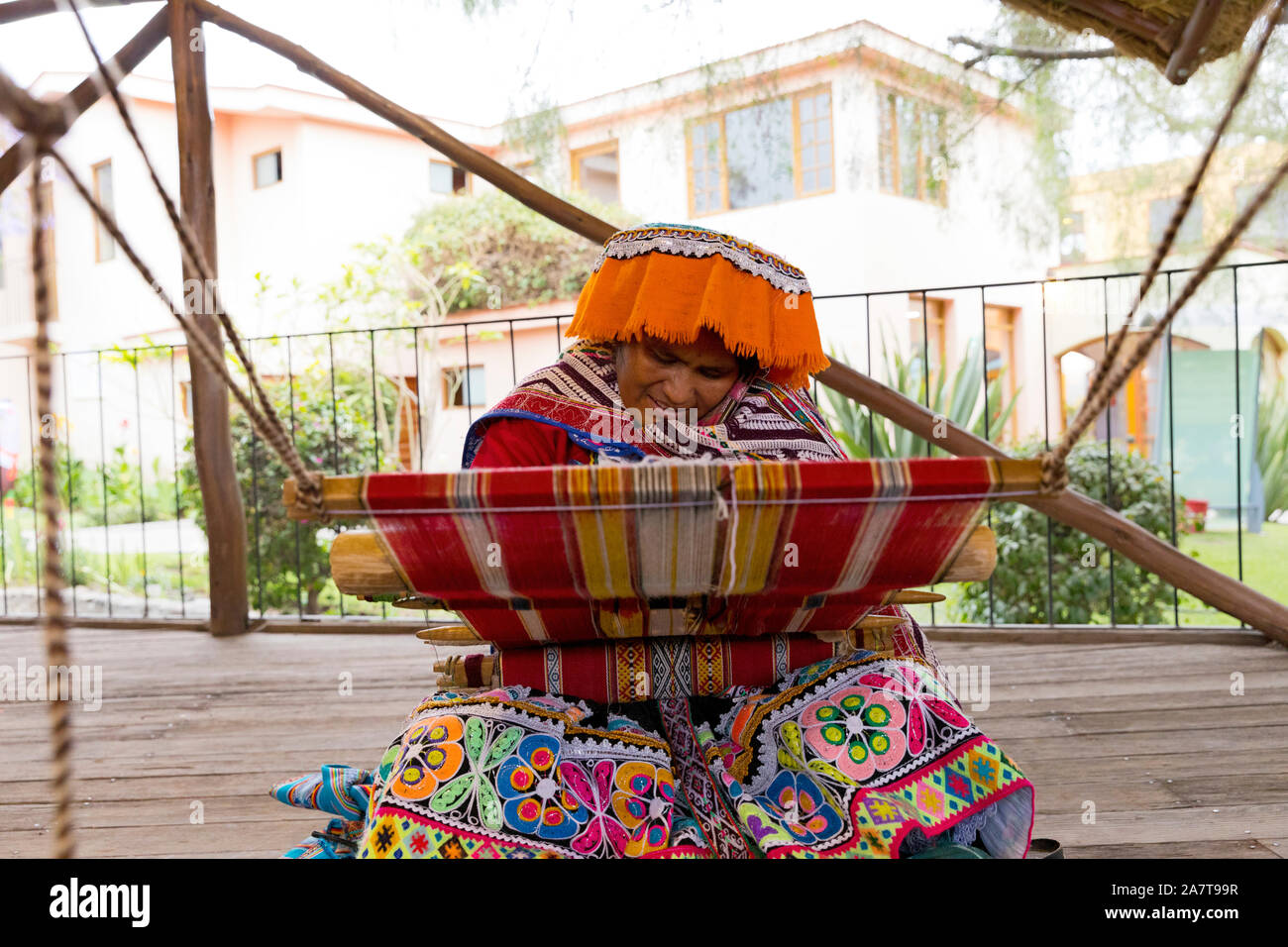 The indigenous people of Peru Stock Photo - Alamy