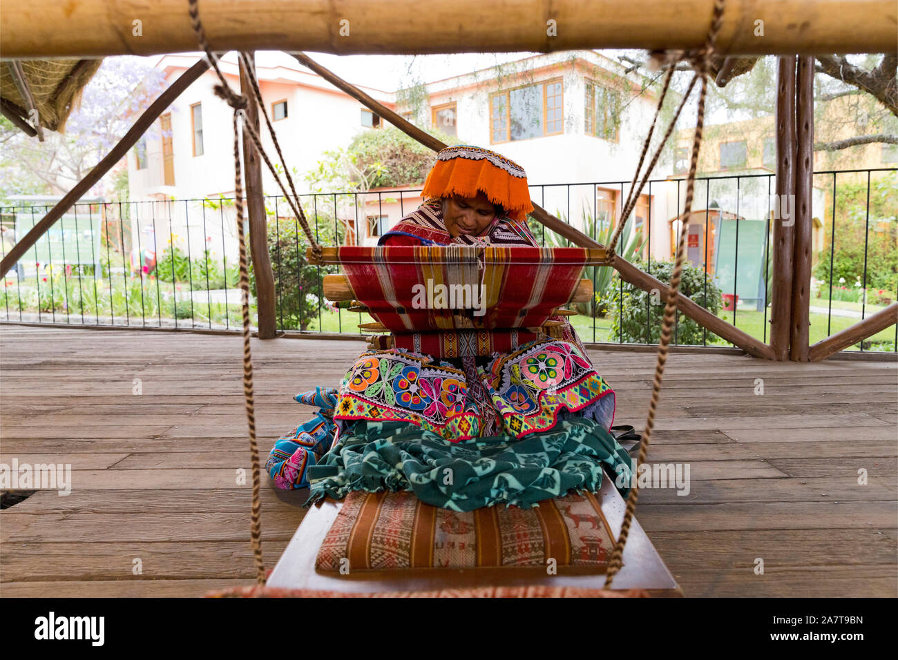The indigenous people of Peru Stock Photo - Alamy