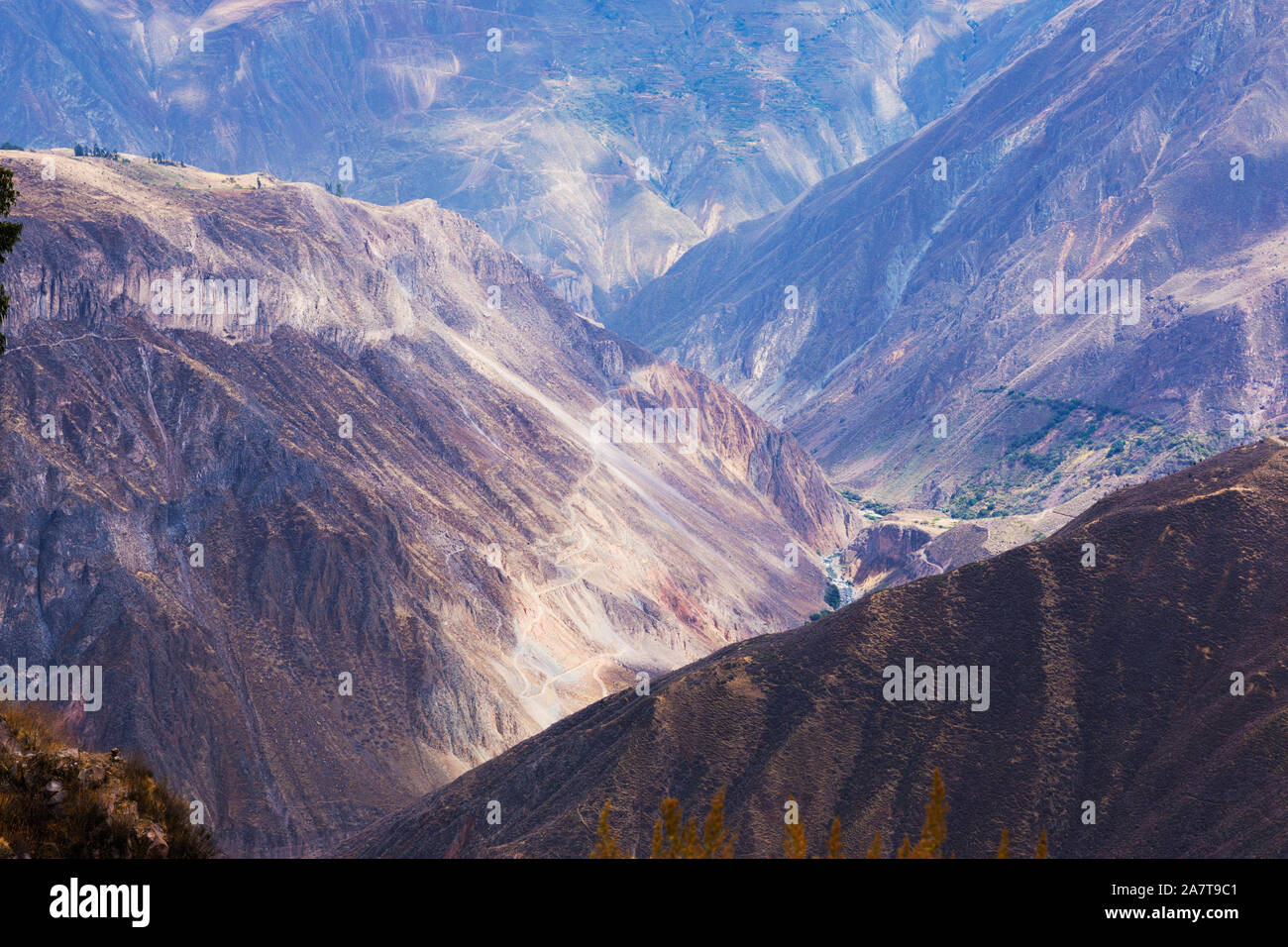 The Colca Canyon is a canyon of the Colca River in southern Peru ...