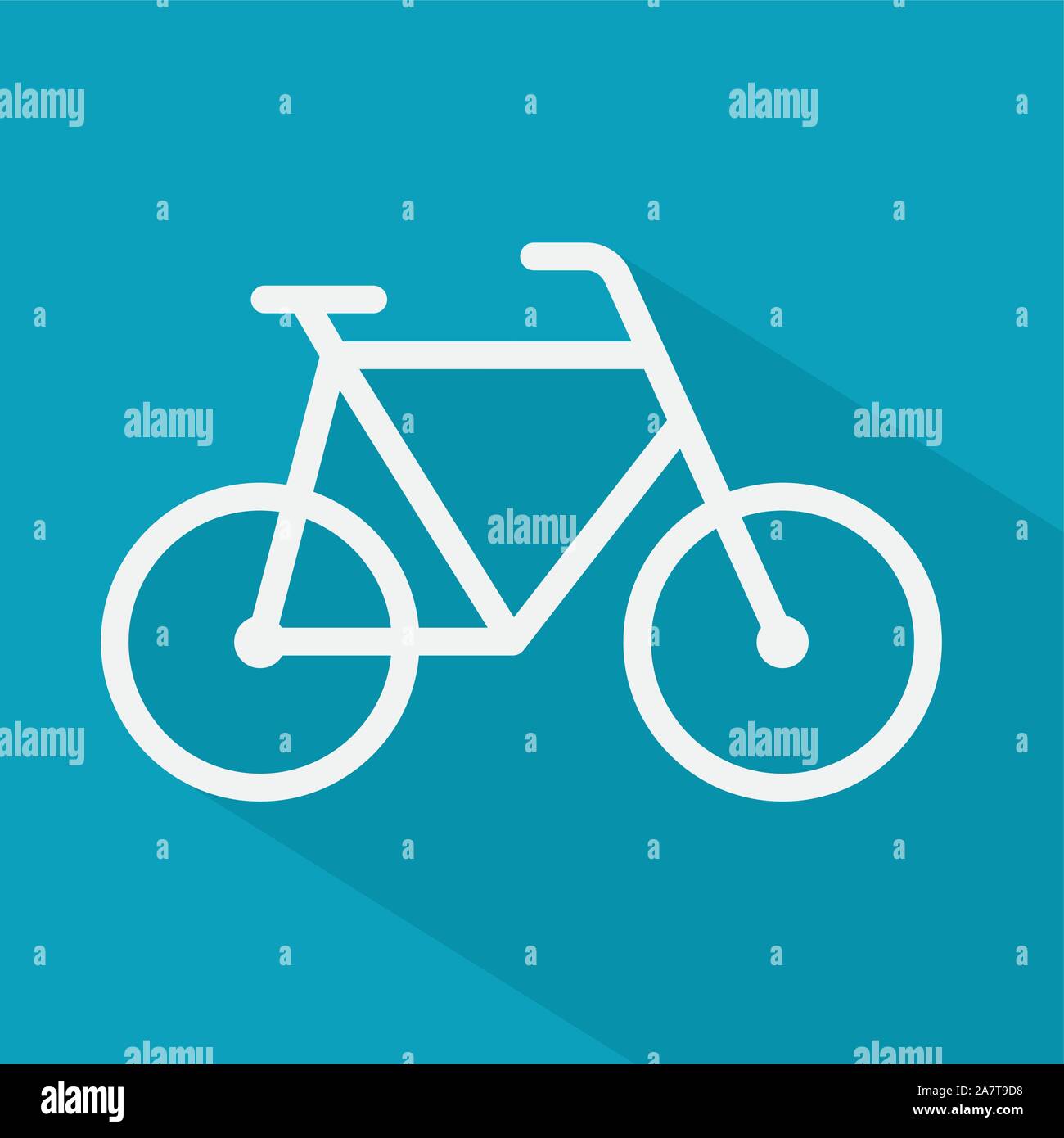 white bike icon- vector illustration Stock Vector Image & Art - Alamy