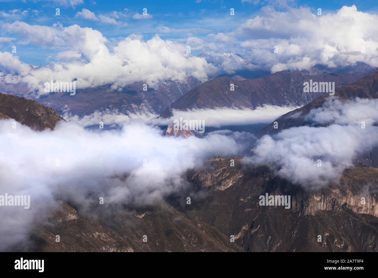 The Colca Canyon is a canyon of the Colca River in southern Peru ...