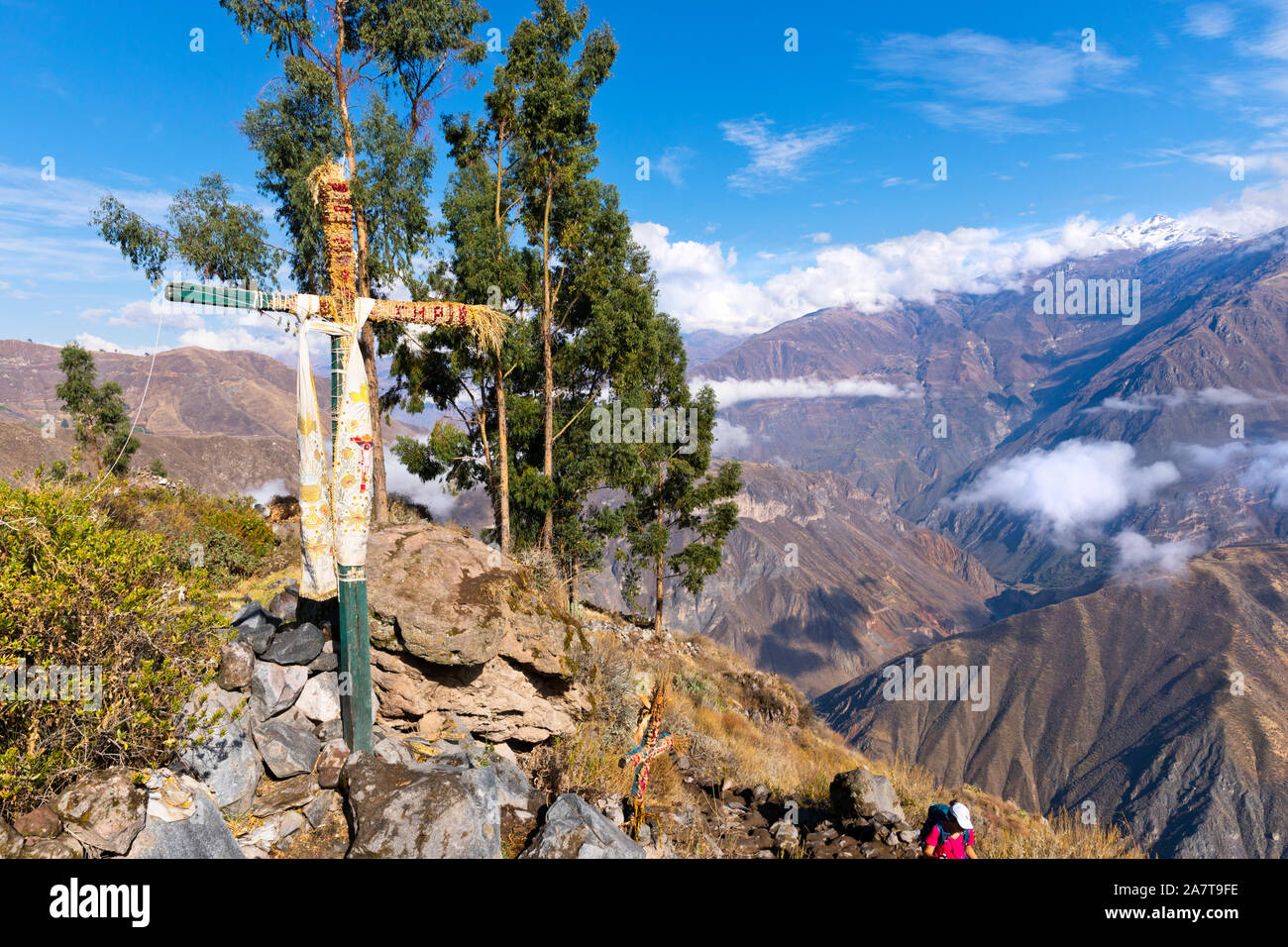 The Colca Canyon is a canyon of the Colca River in southern Peru ...