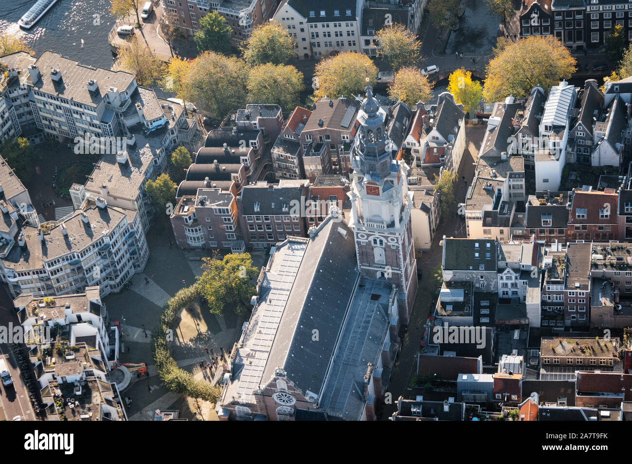 Amsterdam royal palace aerial hi-res stock photography and images - Alamy
