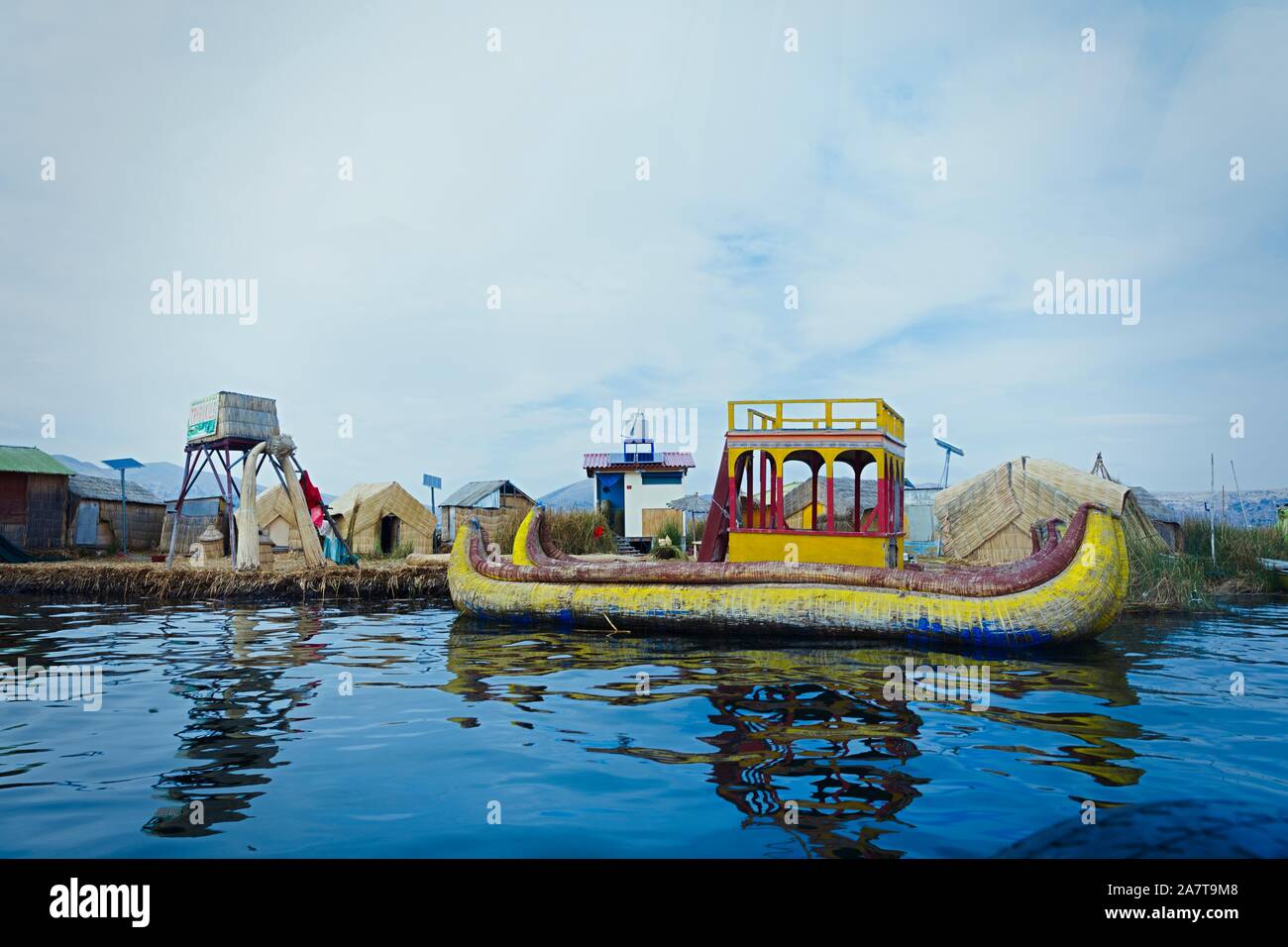 Uros are an indigenous people of Peru and Bolivia. They live on an ...