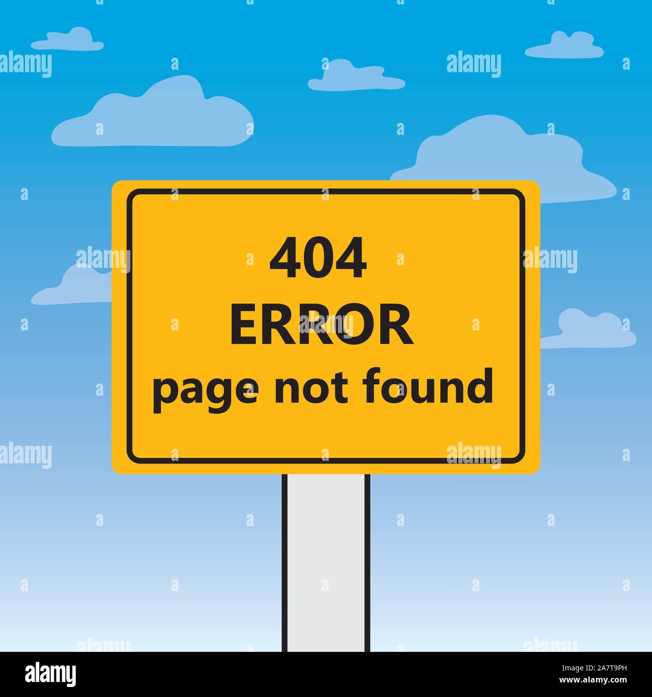 Advertisement word on billboard Stock Vector Images - Alamy