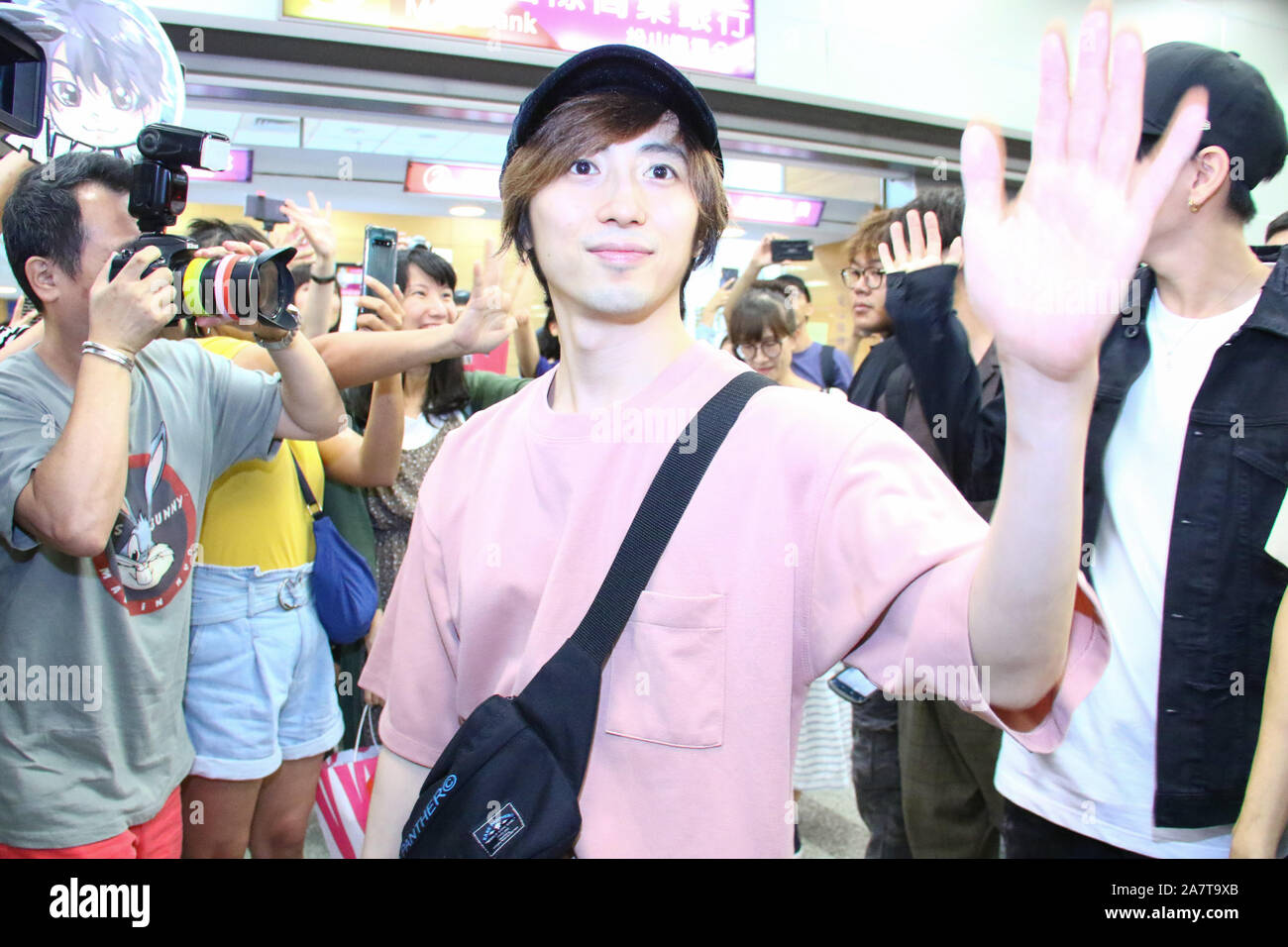 Ryohei Chiba, Keita Tachibana and Ryuichi Ogata of Japanese pop boy ...