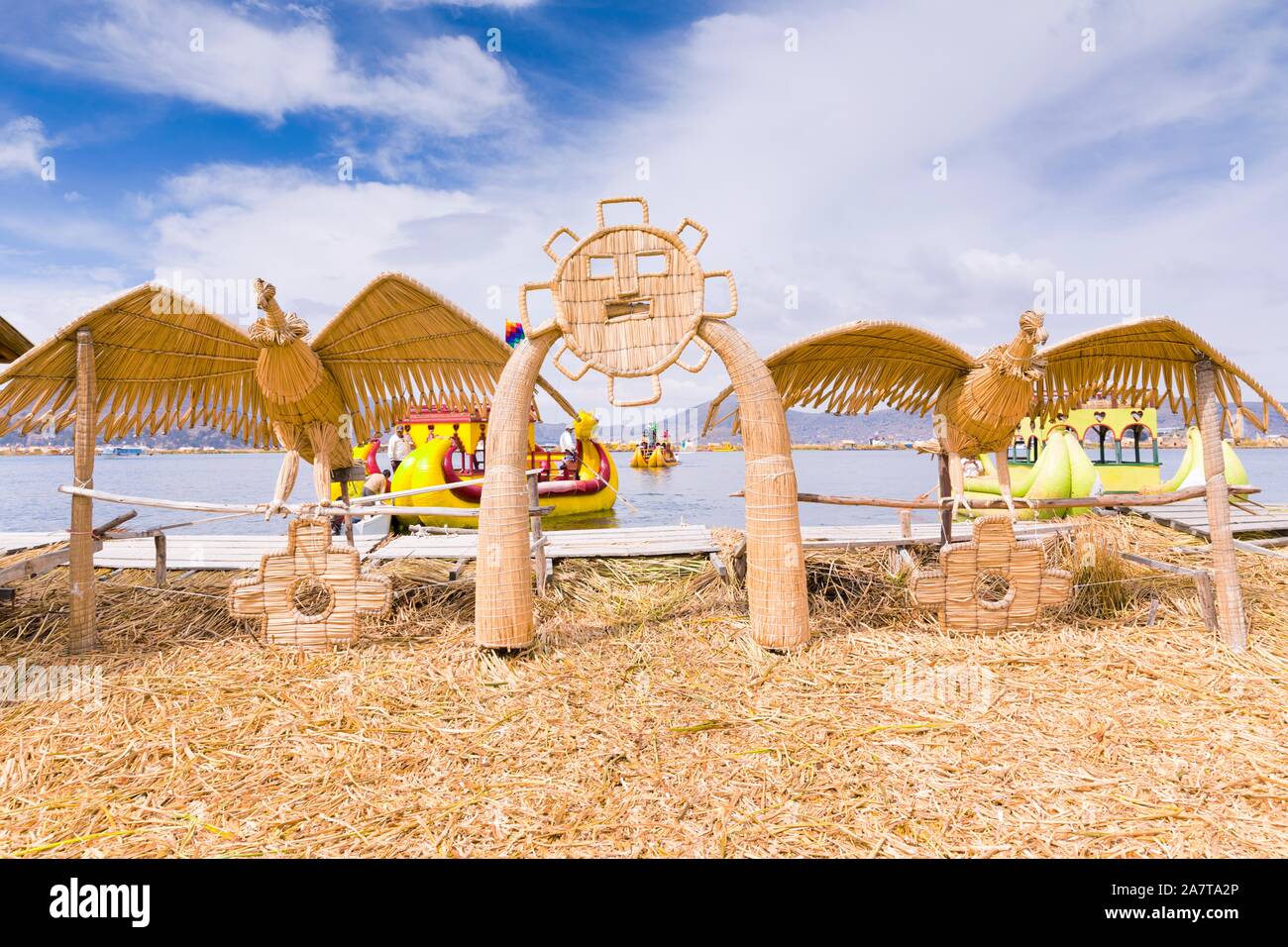 Uros are an indigenous people of Peru and Bolivia. They live on an ...