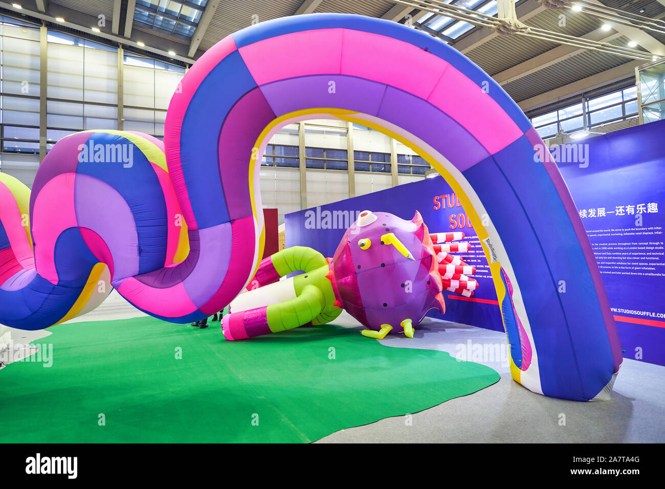 SHENZHEN, CHINA - CIRCA APRIL, 2019: interior shot of Shenzhen Design ...