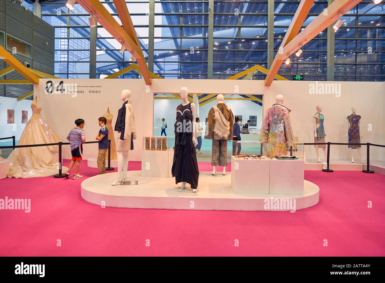 SHENZHEN, CHINA - CIRCA APRIL, 2019: Shenzhen Design Week space in ...