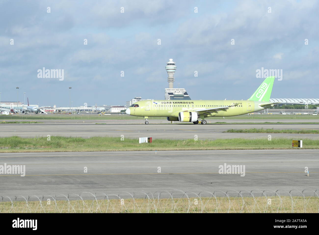 China's domestically-developed large passenger jet C919 of COMAC ...