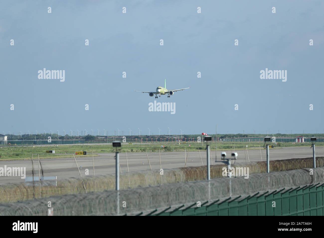 China's domestically-developed large passenger jet C919 of COMAC ...