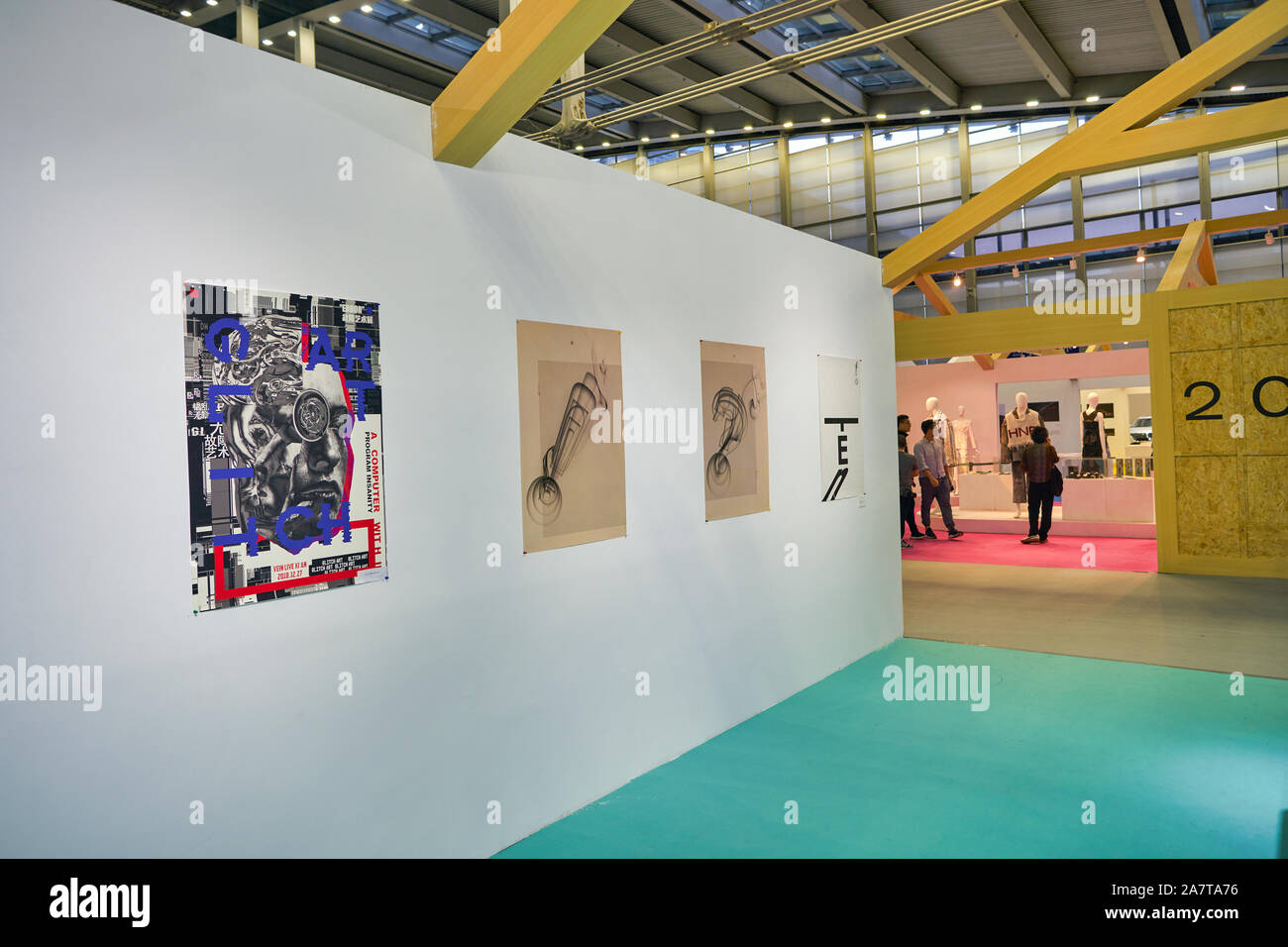 SHENZHEN, CHINA - CIRCA APRIL, 2019: Shenzhen Design Week space in ...