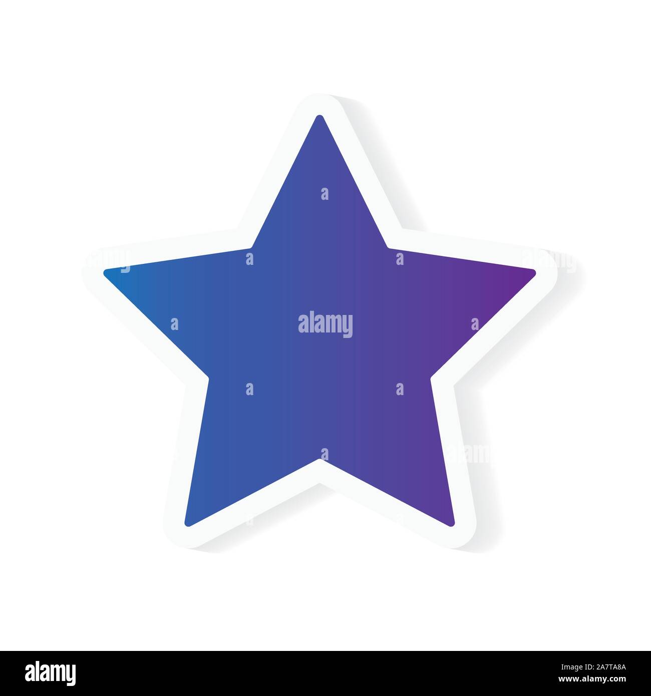 gradient star icon- vector illustration Stock Vector Image & Art - Alamy