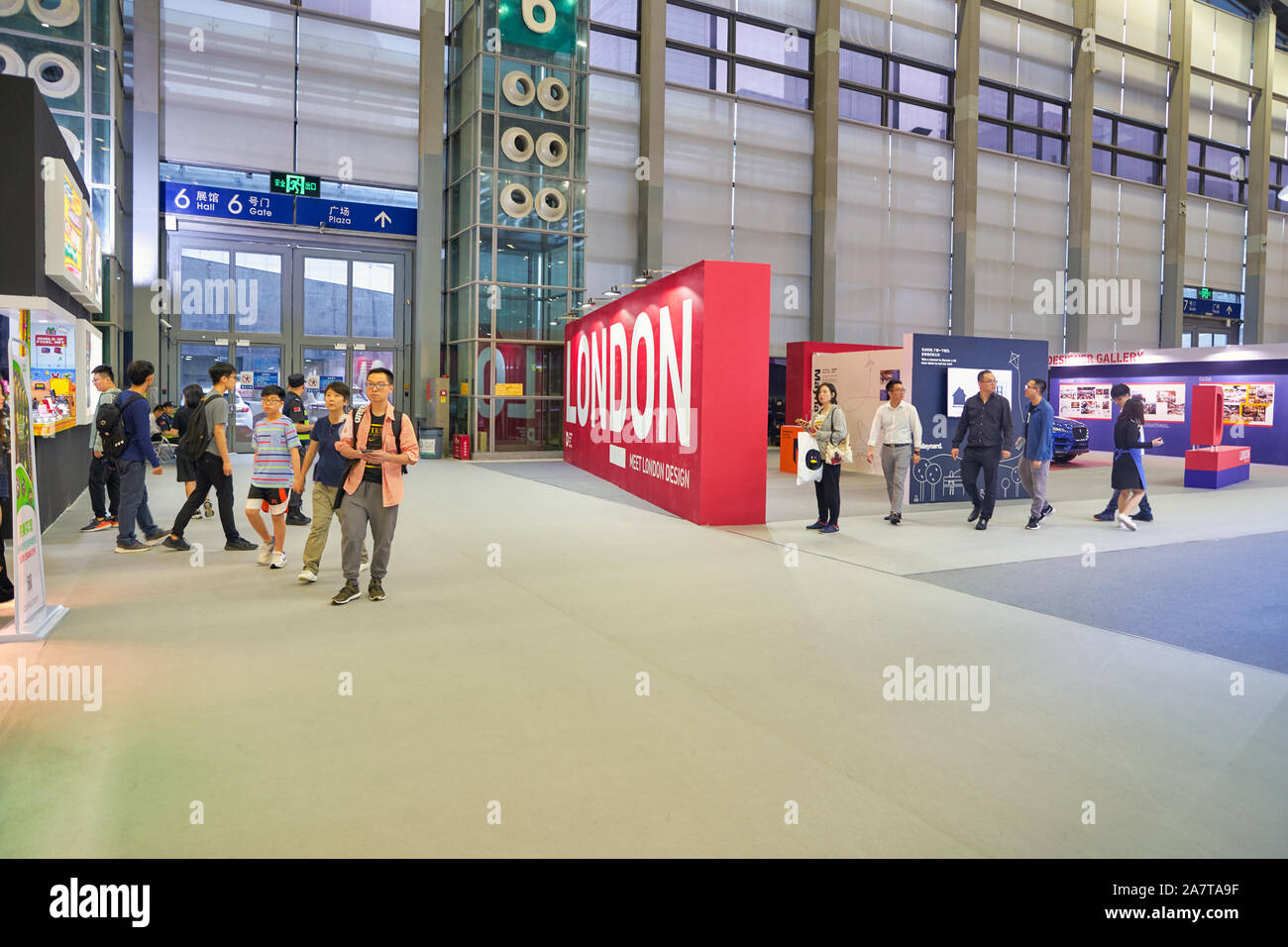 SHENZHEN, CHINA - CIRCA APRIL, 2019: interior shot of Shenzhen Design ...