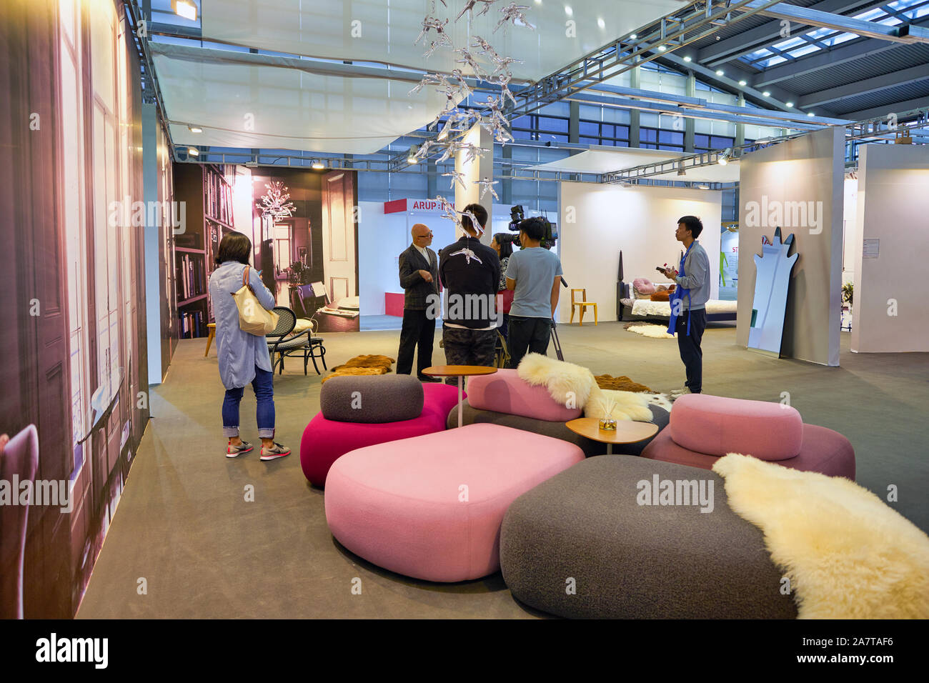 SHENZHEN, CHINA - CIRCA APRIL, 2019: interior shot of Shenzhen Design ...