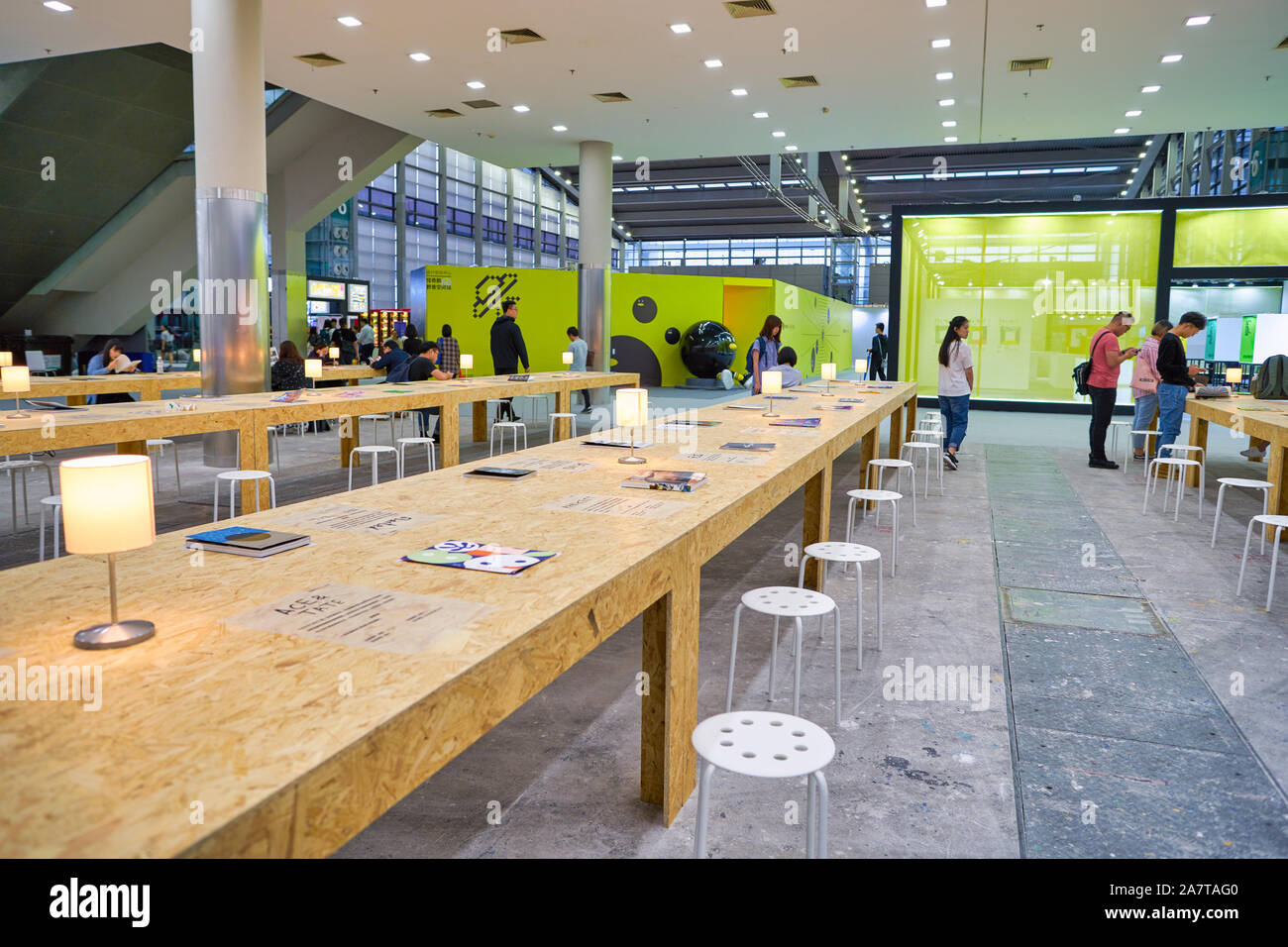 SHENZHEN, CHINA - CIRCA APRIL, 2019: interior shot of Shenzhen Design ...