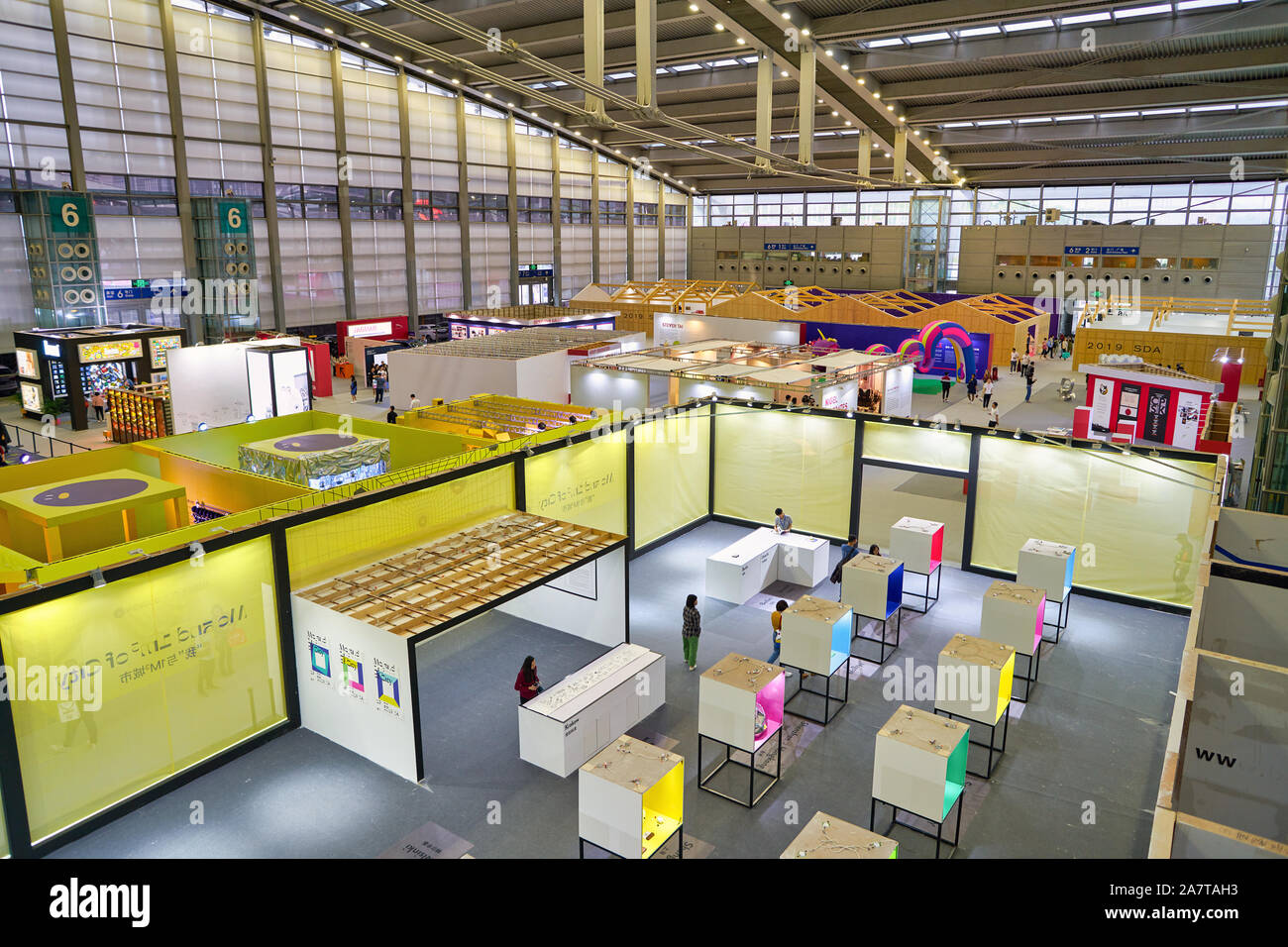SHENZHEN, CHINA - CIRCA APRIL, 2019: interior shot of Shenzhen Design ...