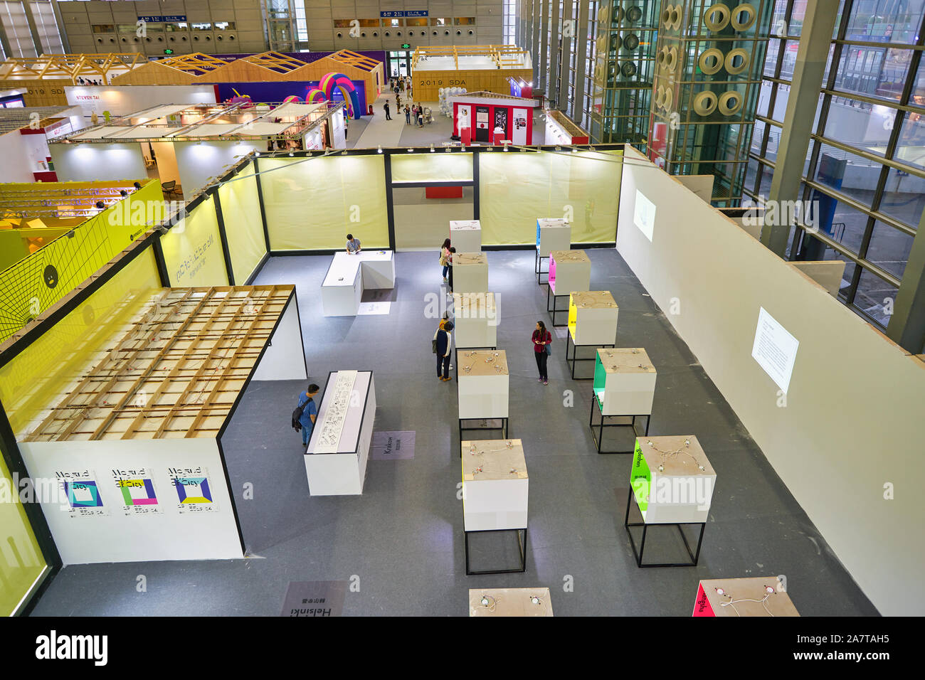 SHENZHEN, CHINA - CIRCA APRIL, 2019: interior shot of Shenzhen Design ...