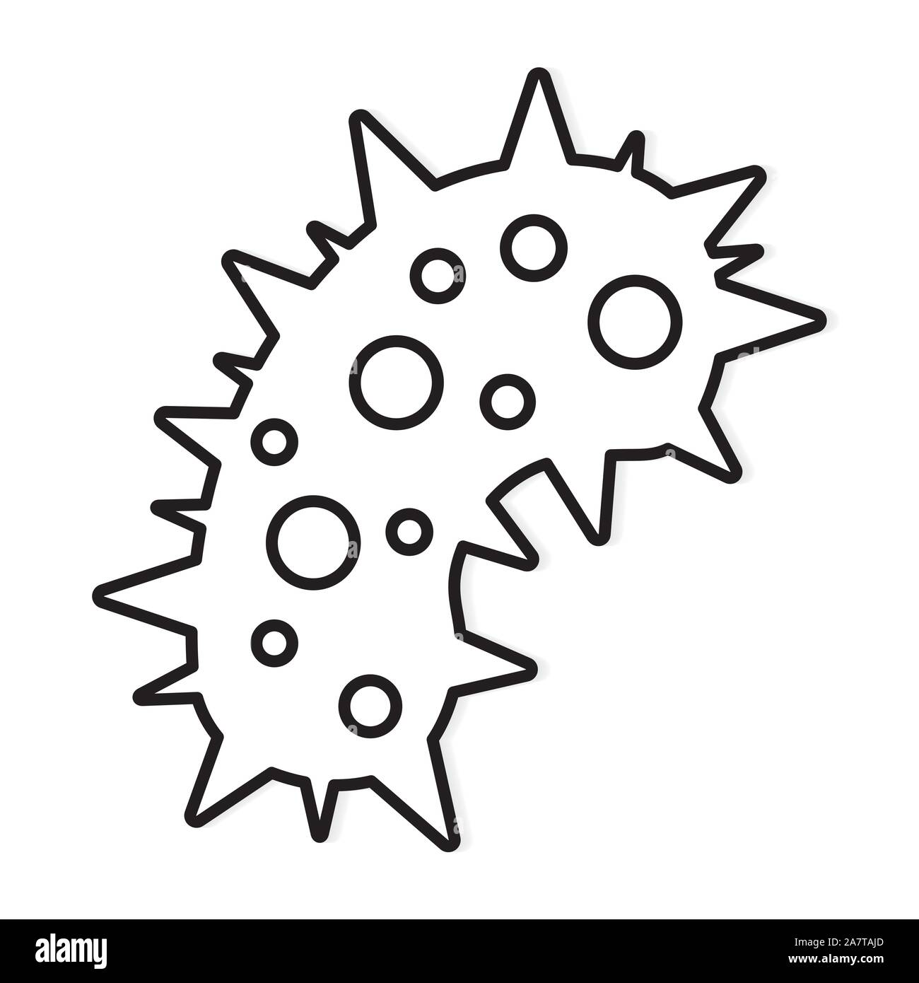 bacteria, microbe icon Stock Vector Image & Art - Alamy