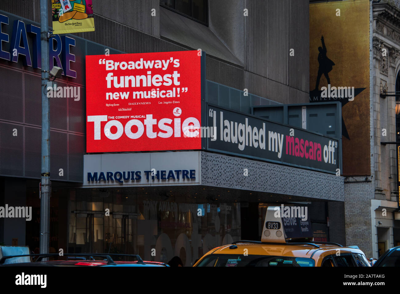 Playhouse square theater district sign hi-res stock photography and ...