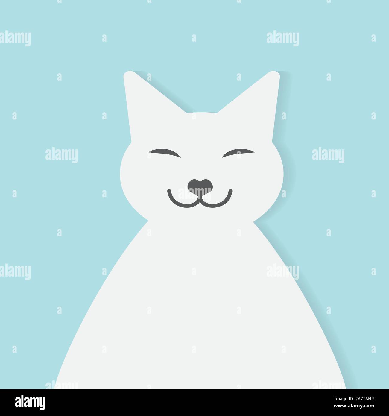 cute cat icon Stock Vector Image & Art - Alamy