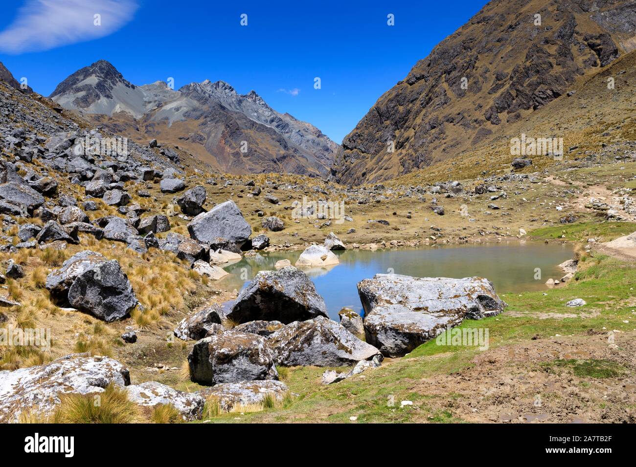 Salkantay trekking, one of the most beautiful mountain trails in Peru ...