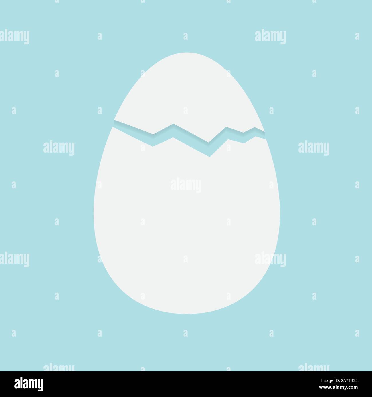 egg with broken shell icon Stock Vector Image & Art - Alamy