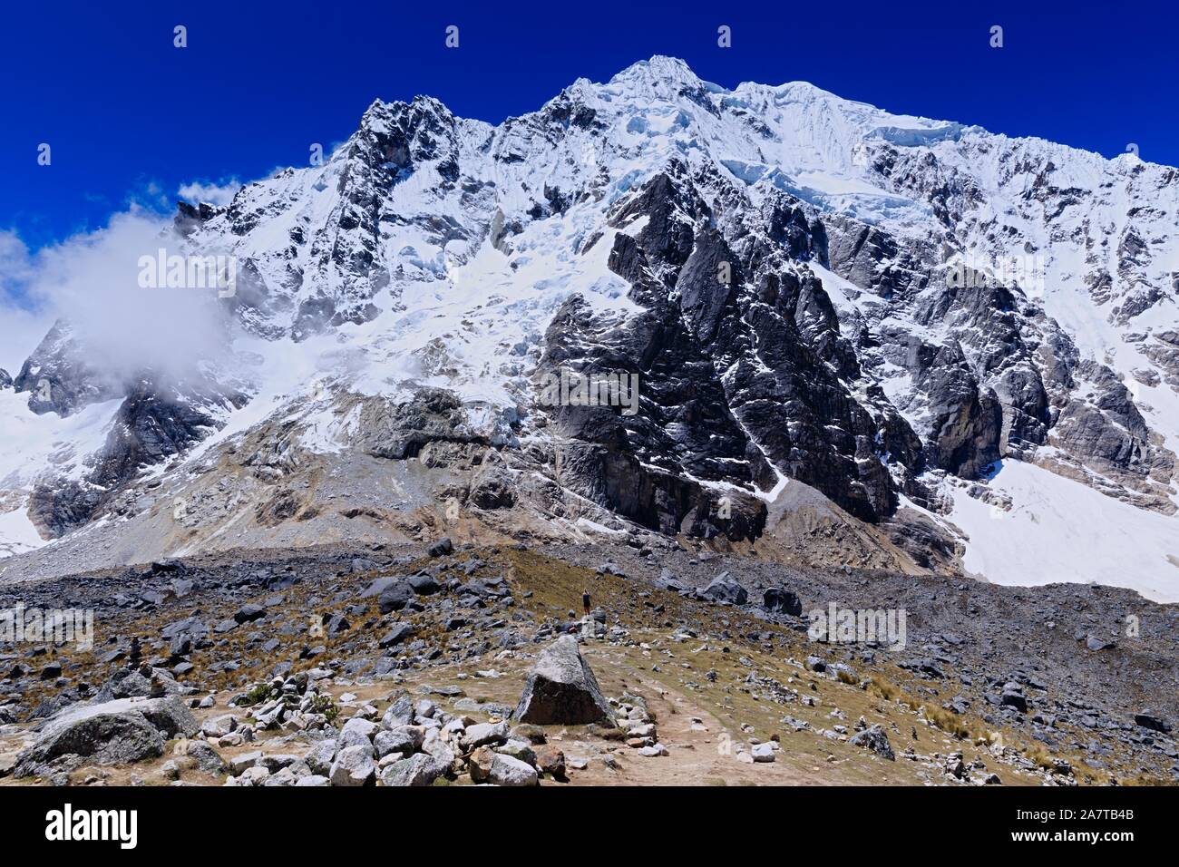 Salkantay trekking, one of the most beautiful mountain trails in Peru ...