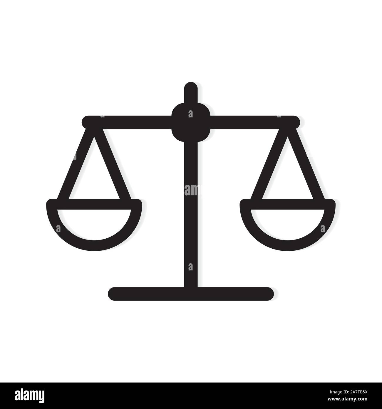 law scale icon Stock Vector Image & Art - Alamy