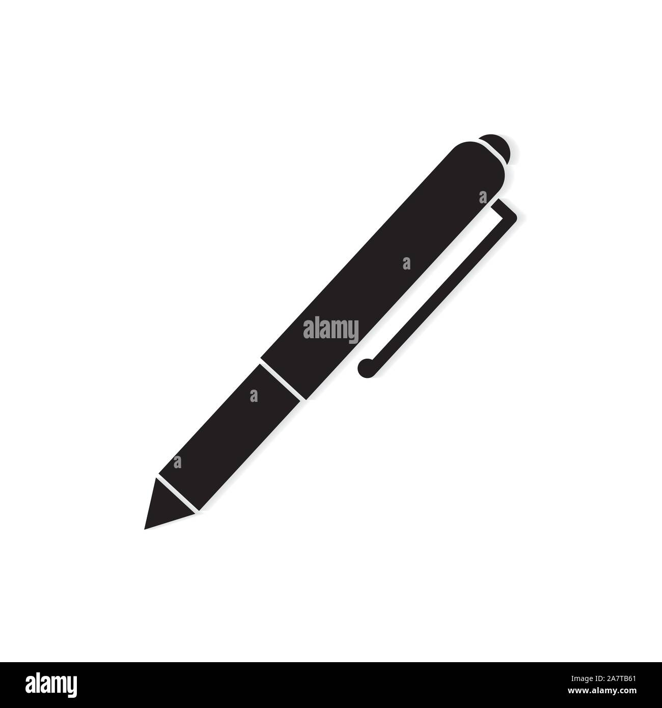 black pen icon Stock Vector Image & Art - Alamy