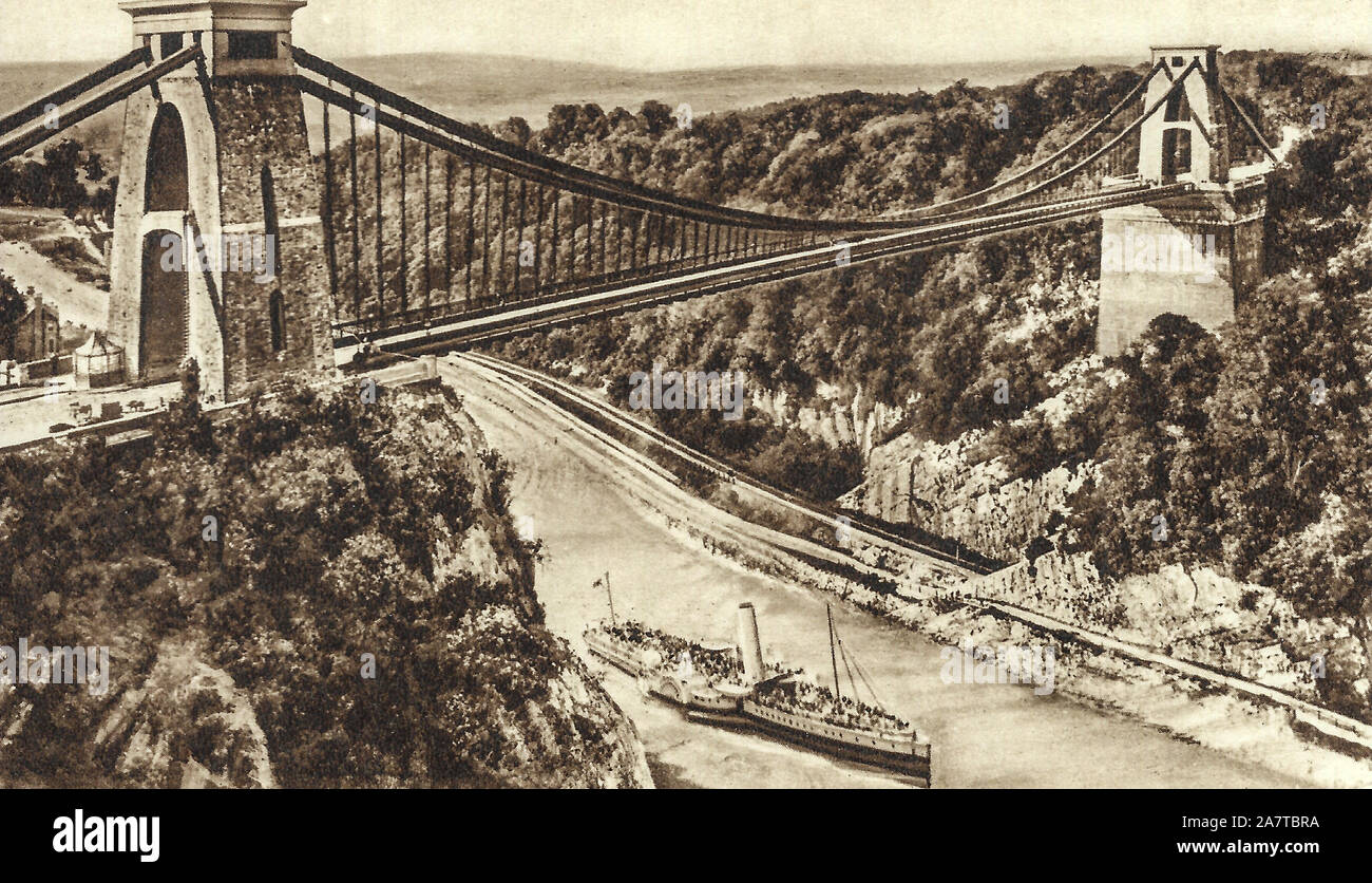 Bristol bridge illustration hi-res stock photography and images - Alamy