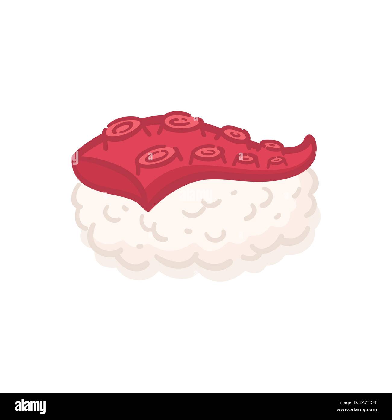 Tako nigiri Stock Vector Images - Alamy