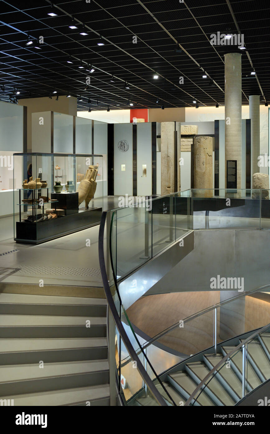 Interior & Staircase of the Musée de la Romanité (2018) or Roman ...