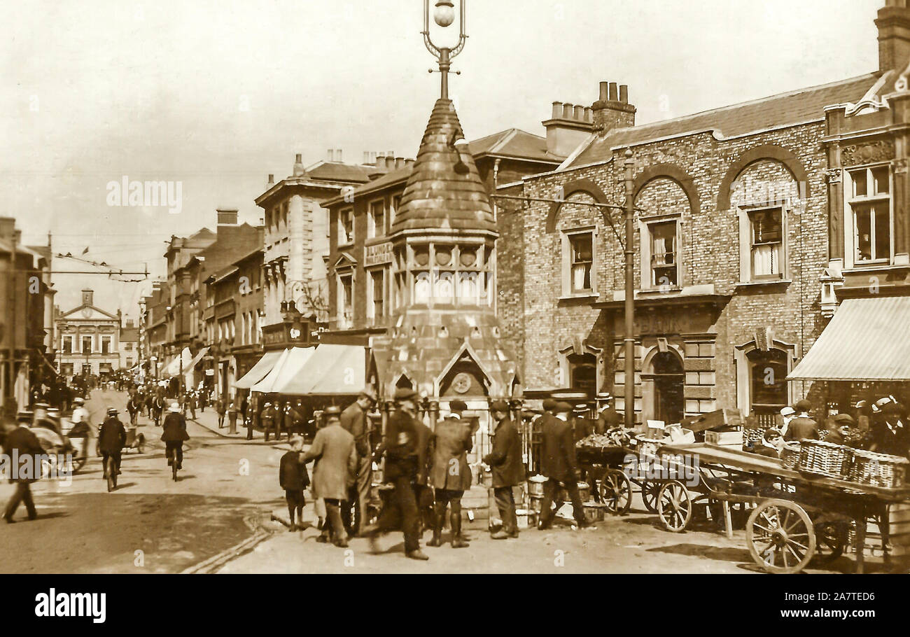 George street Luton 1916 Stock Photo - Alamy