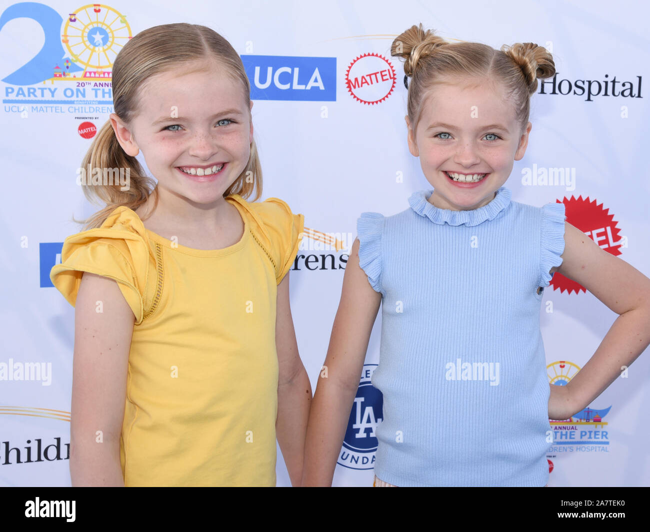 03 November 2019 - Santa Monica, California - Mia Allan, Ella Allan ...