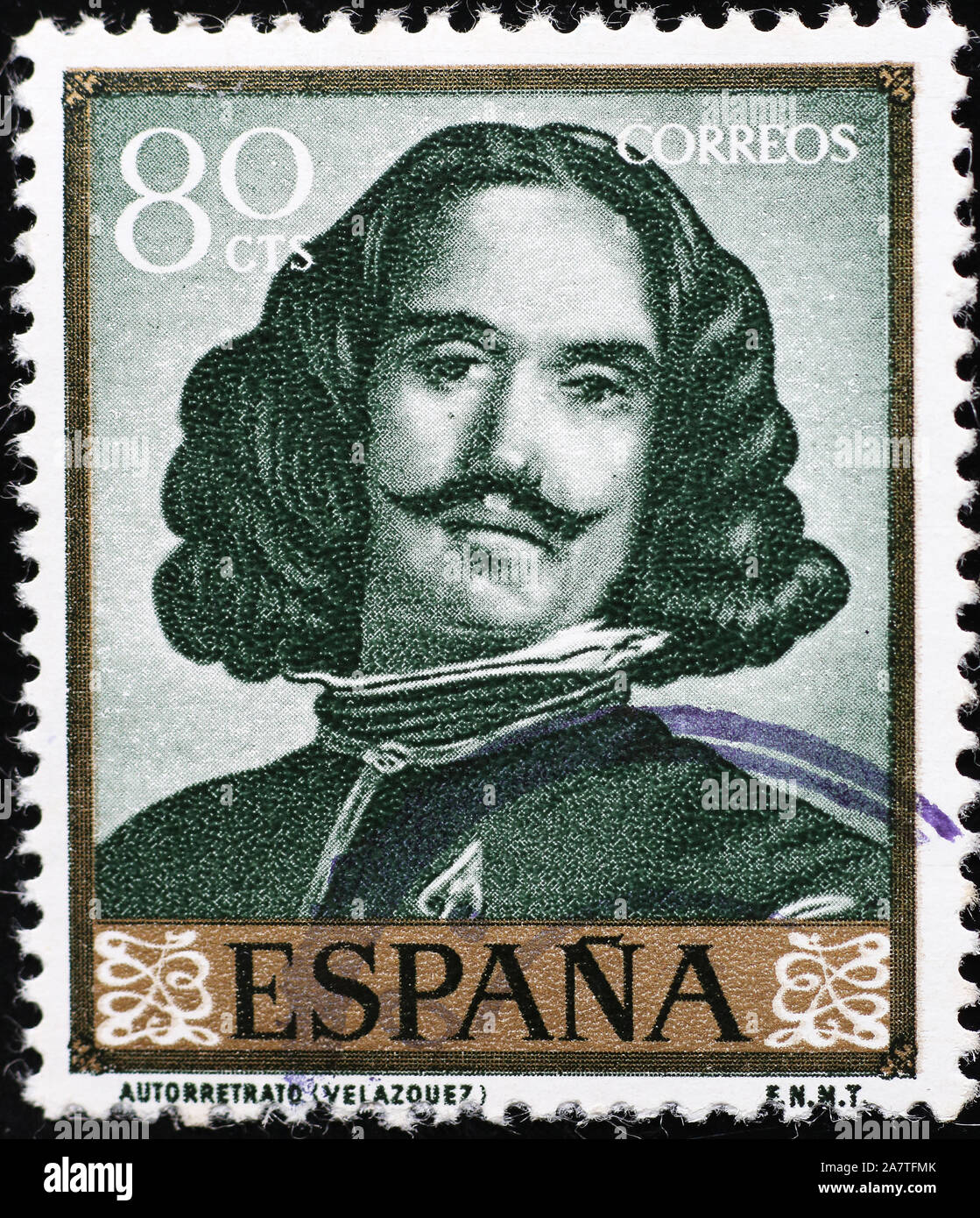 Spanish postcard stamp hi-res stock photography and images - Alamy